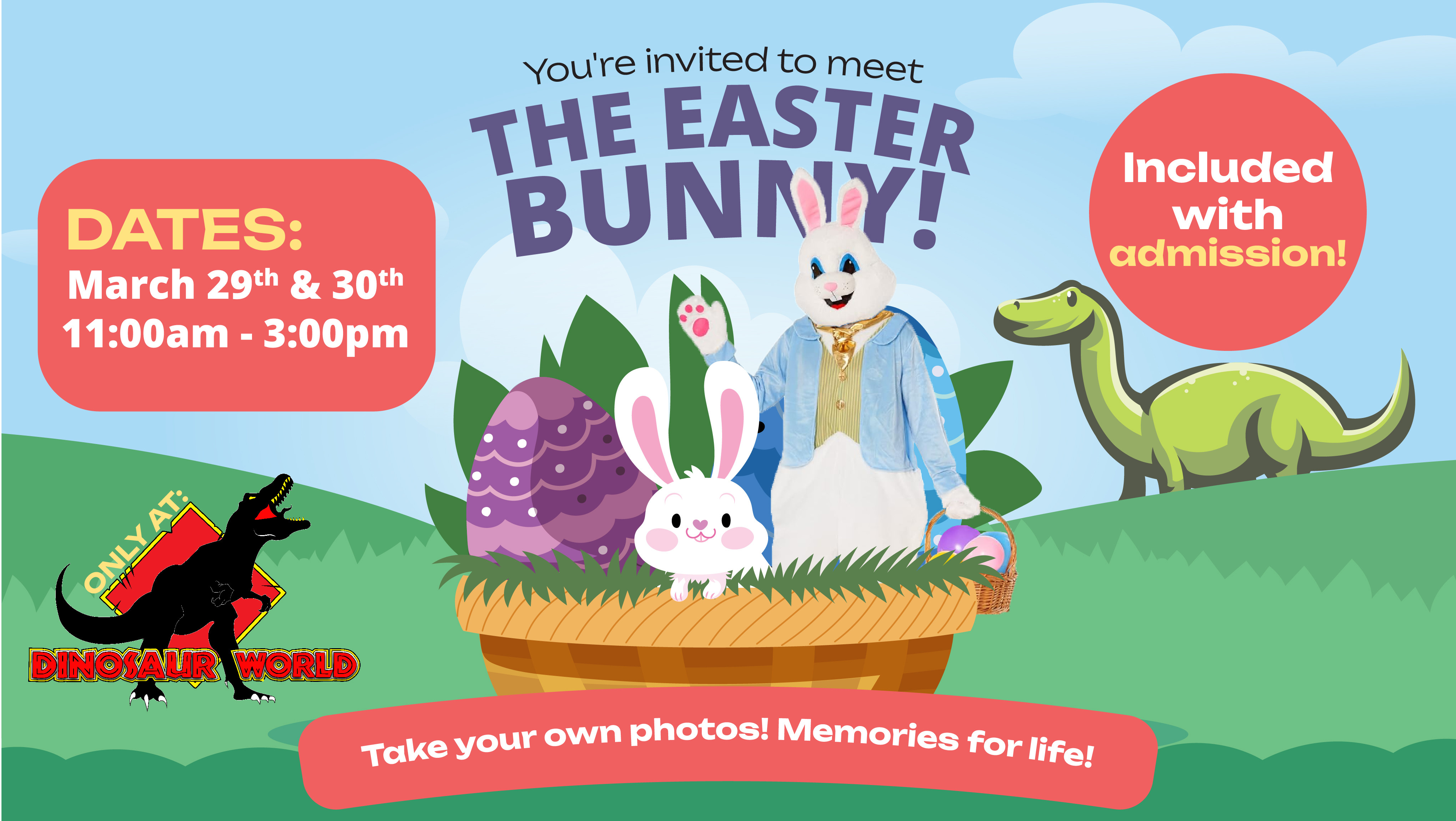Meet the Easter Bunny | Dinosaur World