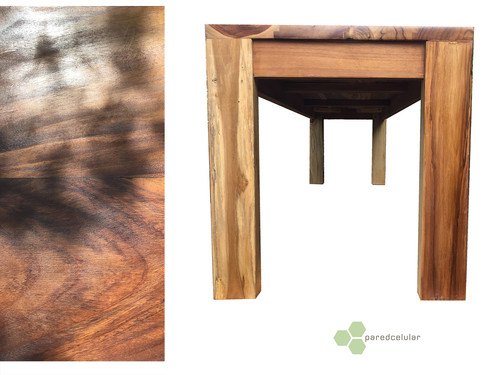 Banca Madera Guanacaste | Pared Celular