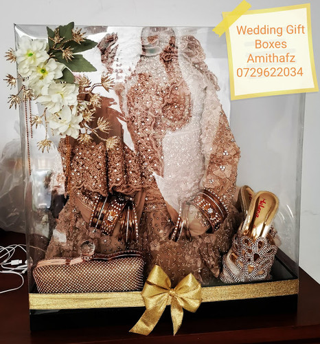 Marawa Box Tall Transparent Gift Saree Shalwar Shoe Lehenga Sri Lanka ...