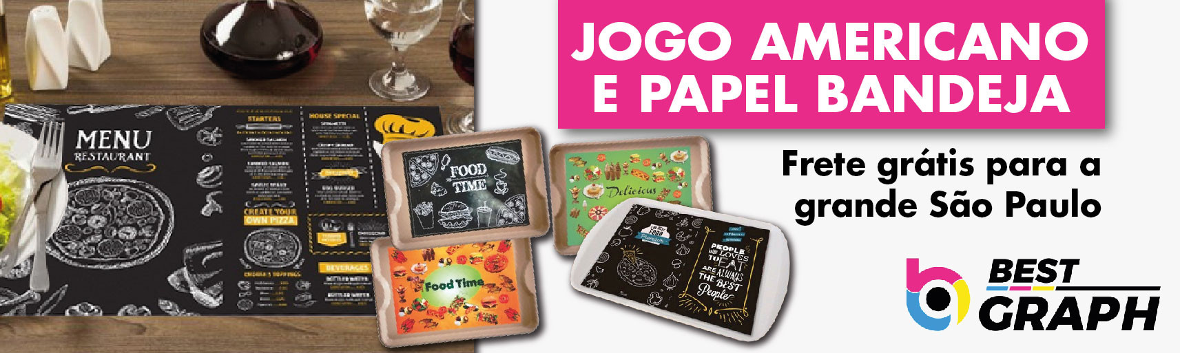 Jogo Americano | Papel Bandeja | BestGraph