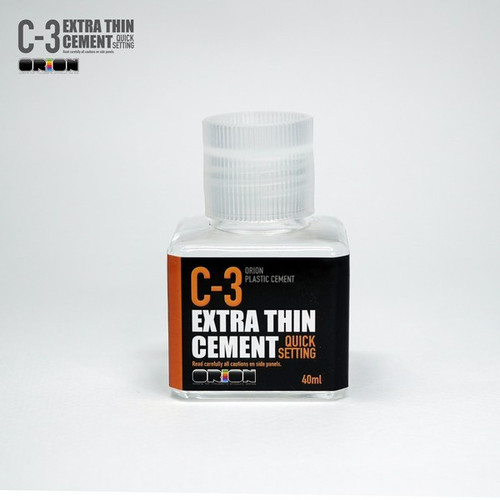 ORION C-3 Extra Thin Cement Quick Setting 40 ml | Gandamu