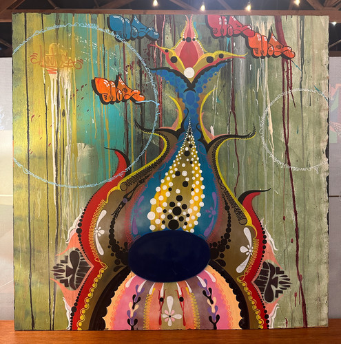 Ola Kalnins Original Painting on Board | bayhomeconsignment