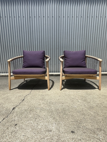 Geiger Ash Crosshatch Chair | bayhomeconsignment