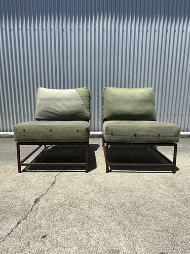 Pair of Stephen Kenn Inheritance Lounge Chairs | bayhomeconsignment
