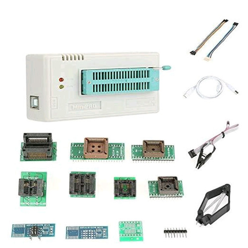 TL866II Plus Willem Universal Ecu/Chip/MCU USB Programmer + 10 Adapter ...