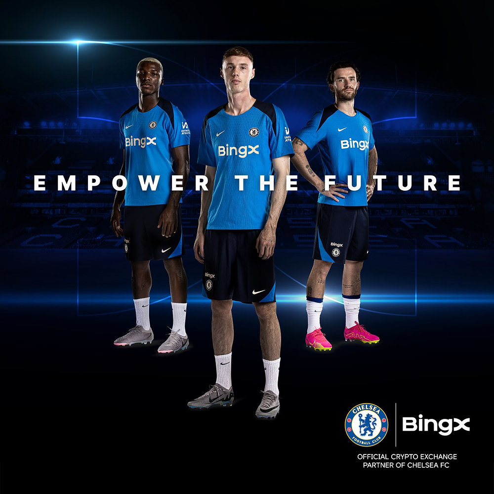 BingX Unveiled as Chelsea FC’s New Training Wear Partner.