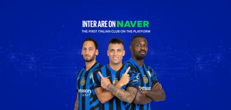 Inter Milan Partners with NAVER to Launch Official NAVER TV Channel.