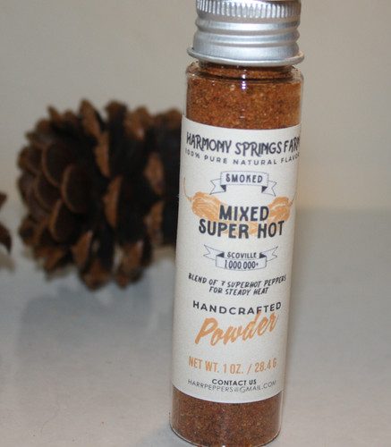 Smoked Mixed Superhot Pepper Powder | Harmony Springs Farm