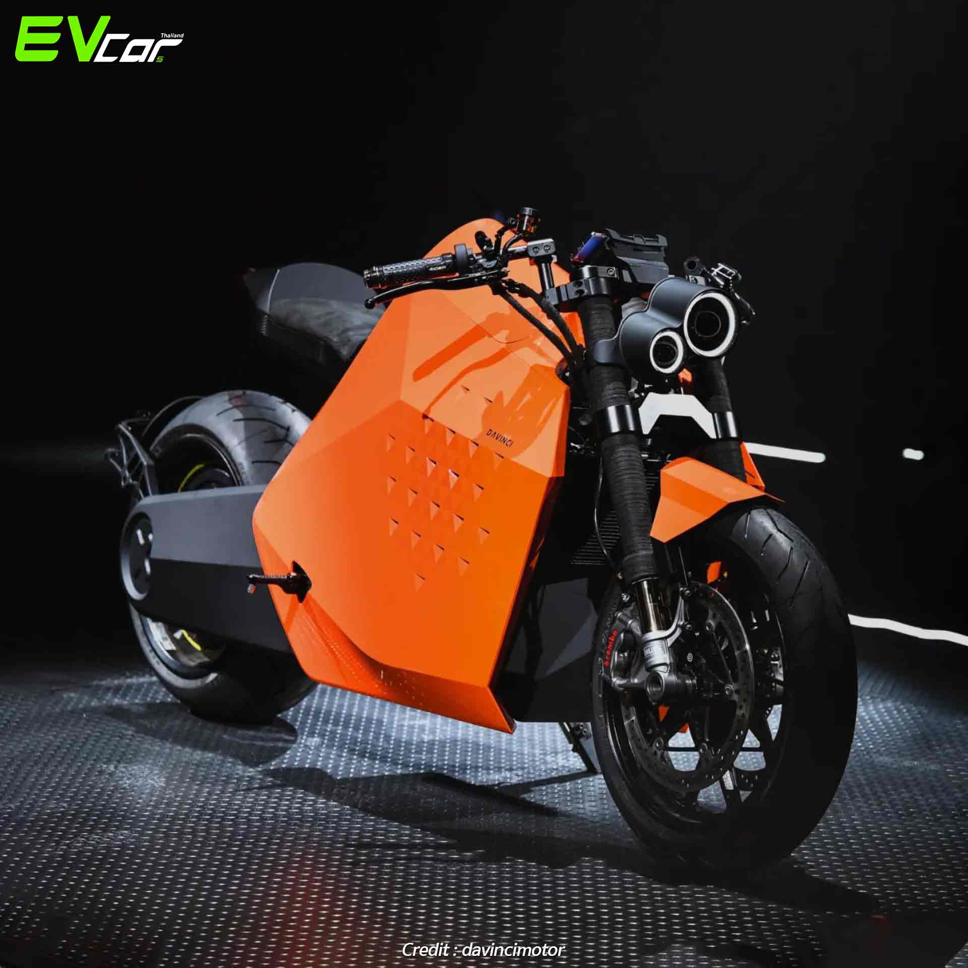 Davinci Motor DC100 บิ๊กไบค์ไฟฟ้าสุดเท่ พละกำลัง 136 แรงม้า