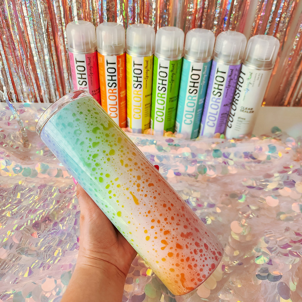 How to Powerwash a Tumbler with ColorShot Spray Paints