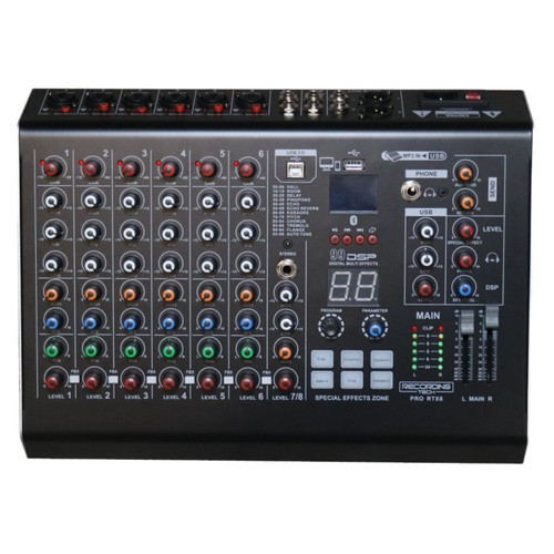 Recording Tech PRO RTX 8 - Professional Mixer 8 channel | Zealmusik