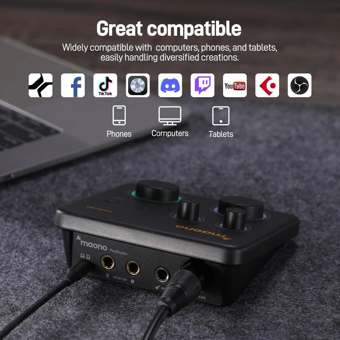 MAONO PS22 Lite - USB Audio Interface | Zealmusik