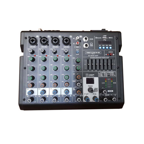 Recording Tech RT-MX6 DSP Mixer 6 Channel 4 Preamp | Zealmusik