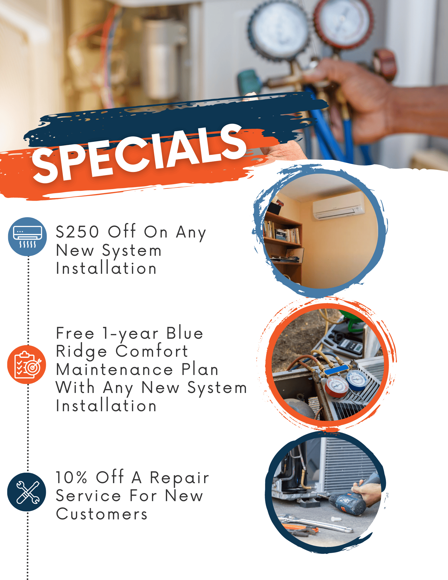 Specials - HVAC Contractor Upstate South Carolina and Western North ...