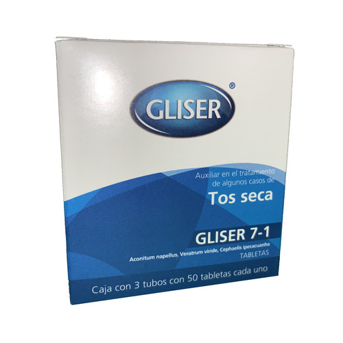 GLISER 7-1 Tos Seca | Farmacia Homeopática