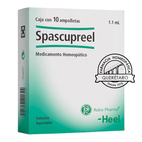 Spascupreel Sol. Inyectable | Farmacia Homeopática