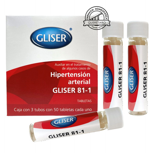 GLISER 81-1 Hipertensión Arterial | Farmacia Homeopática
