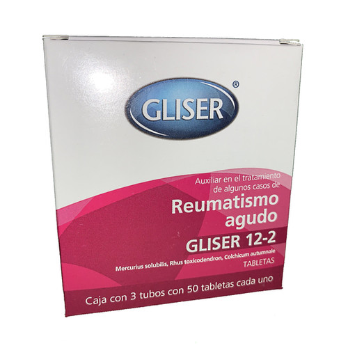 GLISER 12-2 Reumatismo Agudo | Farmacia Homeopática