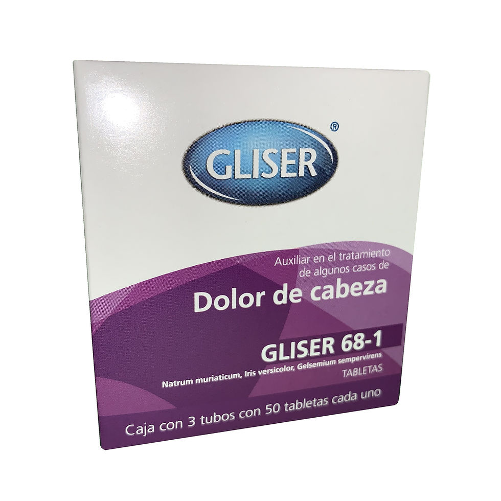 GLISER 68-1 Dolor de Cabeza | Farmacia Homeopática