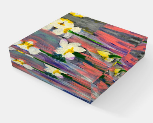 Acrylic Block - “In Bloom” | Shanta Laster