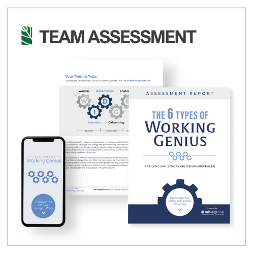 6 Types of Working Genius | 10:Ninety, Inc.