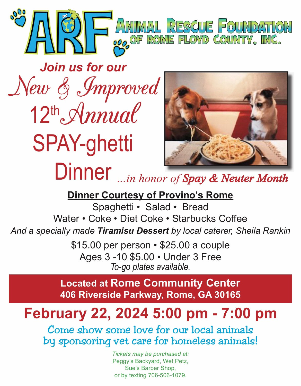 ARF's Spay-ghetti Dinner | Mr. Pickles Dog Bake