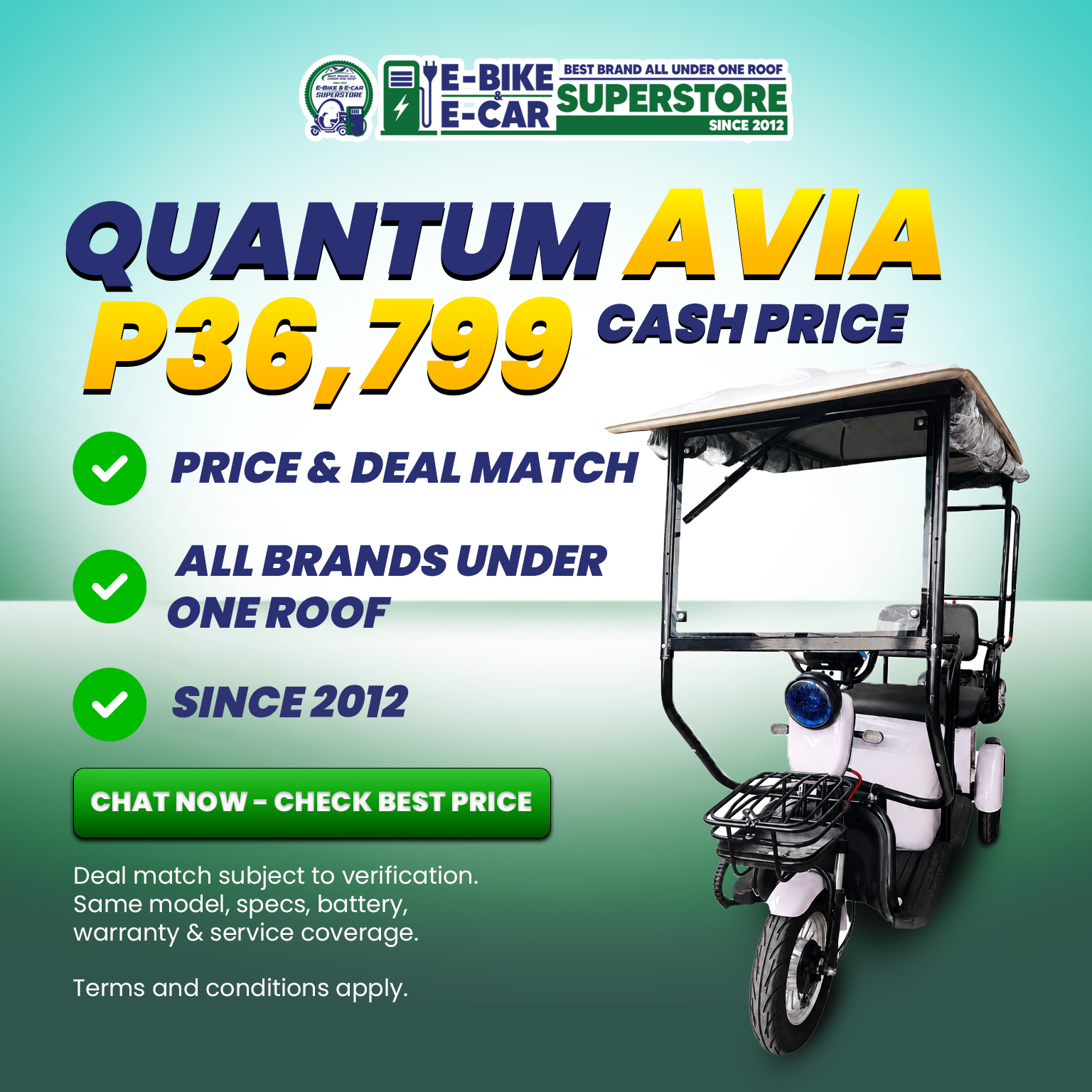QUANTUM AVIA | EBIKE AND ECAR SUPERSTORE
