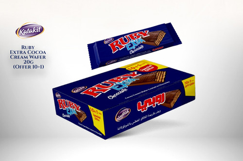 Katakit - Ruby Extra Cocoa Cream Wafer 20g (Offer 10+1) x 24 | ALSOHUL ...