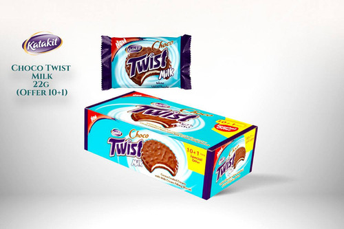 Katakit - Choco Twist Milk 22g (Offer 10+1) x 24 | ALSOHUL FOOD INC.