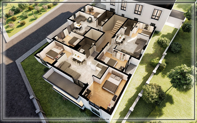 A.D Apart Daire Projesi | Onha Mimarlık