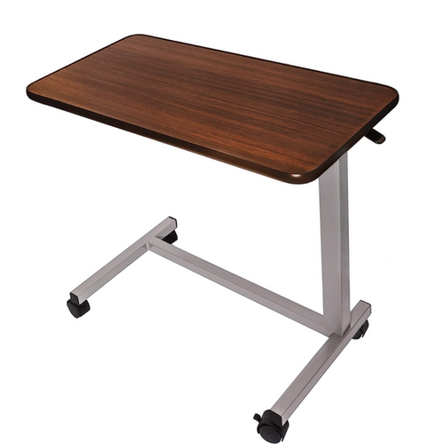 OverBed Table with Wheels Adjustable Height | Independent Living