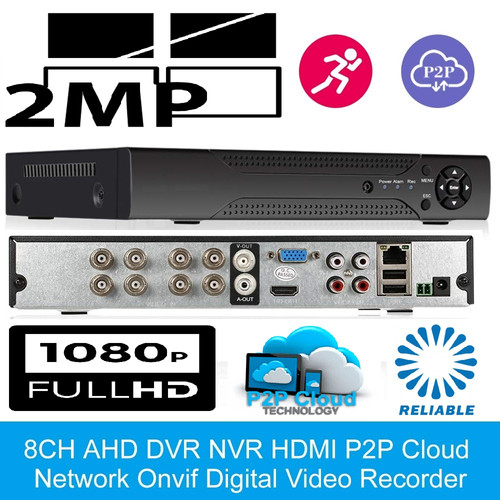 8 CHANNEL HYBRID DVR P2P NETWORK RECORDER | ADVANCE VIGILANCE SY