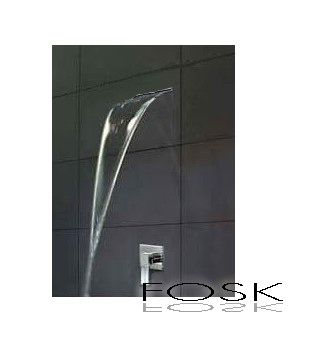 Cascade murale de douche en inox | FOSK