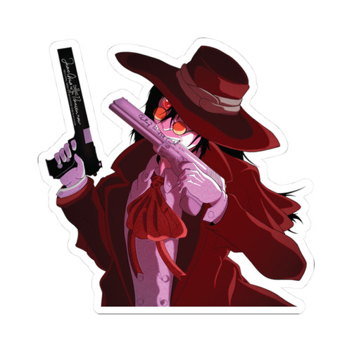 Vinyl Anime Sticker (Alucard - Hellsing) | Renji Kentarou5 InStock