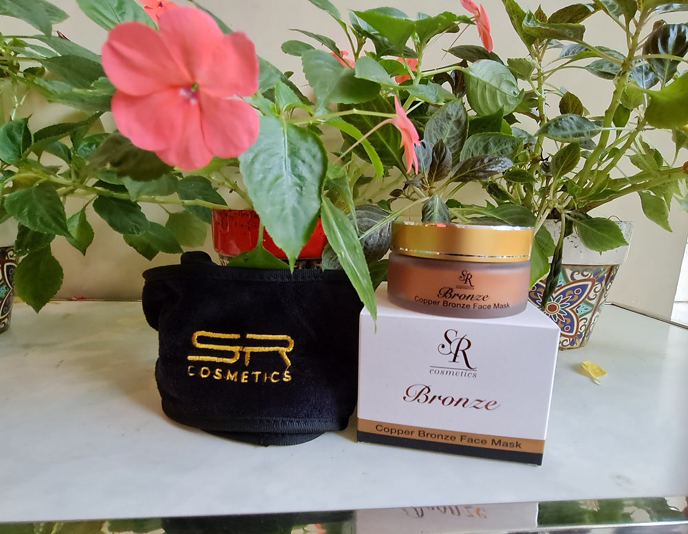 Copper Bronze Face Mask" Mascarilla terapéutica de belleza "de SR COSMETICS