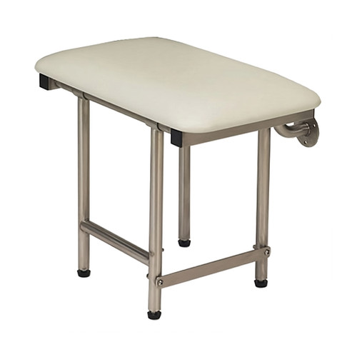 Fold Down Shower Seats Padded Vinyl 22x 15 With Legs | Versable Designs