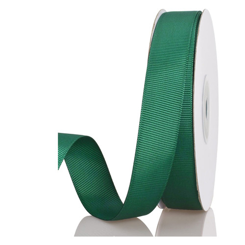D5 Grosgrain Dark Green Ribbon 1inch 100Yards for Crafts Gift Packaging ...