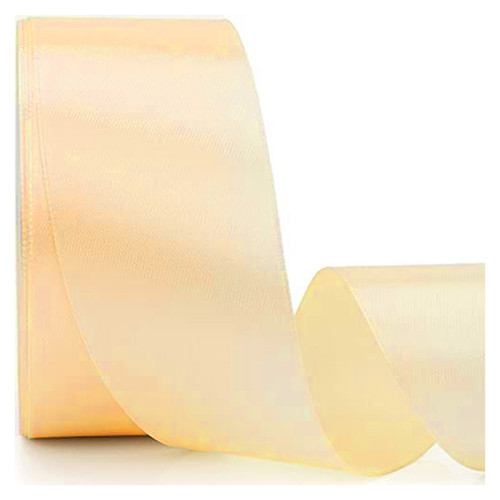 Caramel Color Satin Ribbon 2"inch Wide 25Yards Each Roll for DIY ...