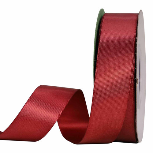 Maroon High Quality 100 Yards 1.5"inch Wide Double Faced Satin Ribbon ...