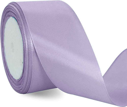 Light Purple Color Satin Ribbon 2"inch Wide 25Yards Each Roll for DIY ...