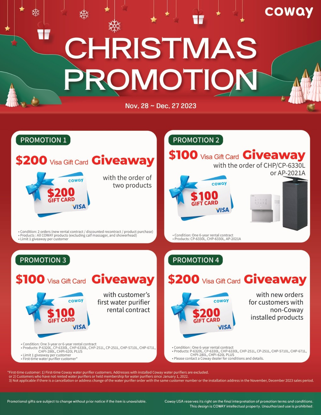 Contact Us | Coway USA