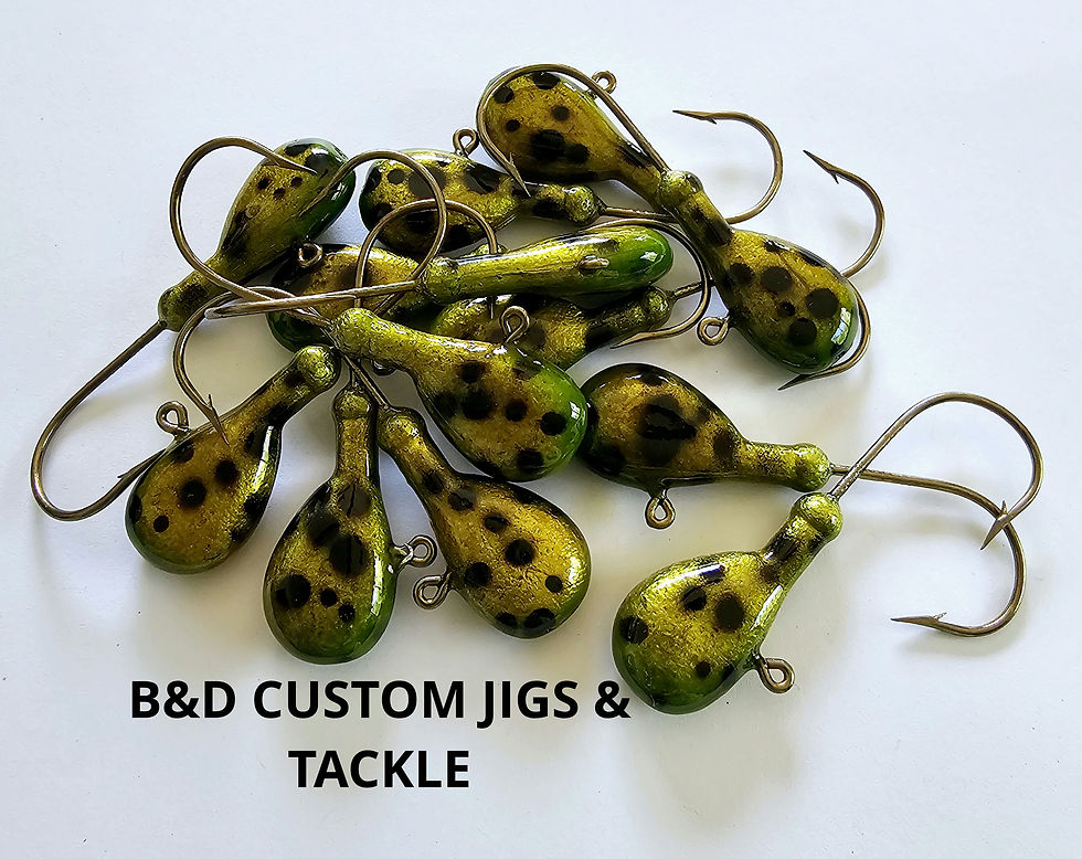 Walleye Jigs | B&d Custom Jigs & Tackle Llc