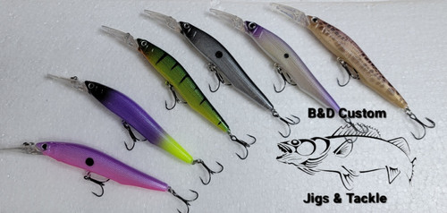 Jigging Minnows | B&D Custom Jig & Tackle