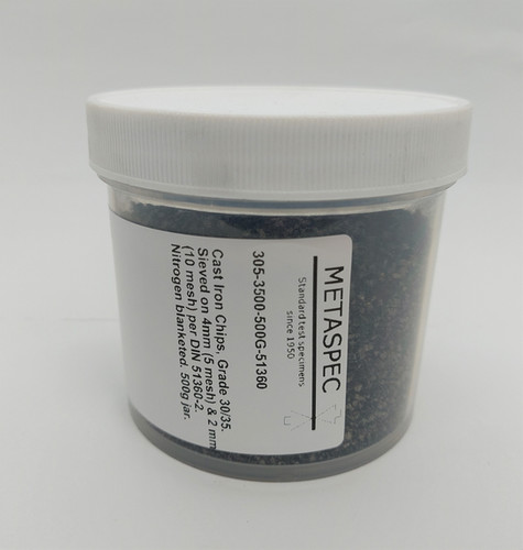 DIN 51360-2 Cast Iron Chips | Metaspec