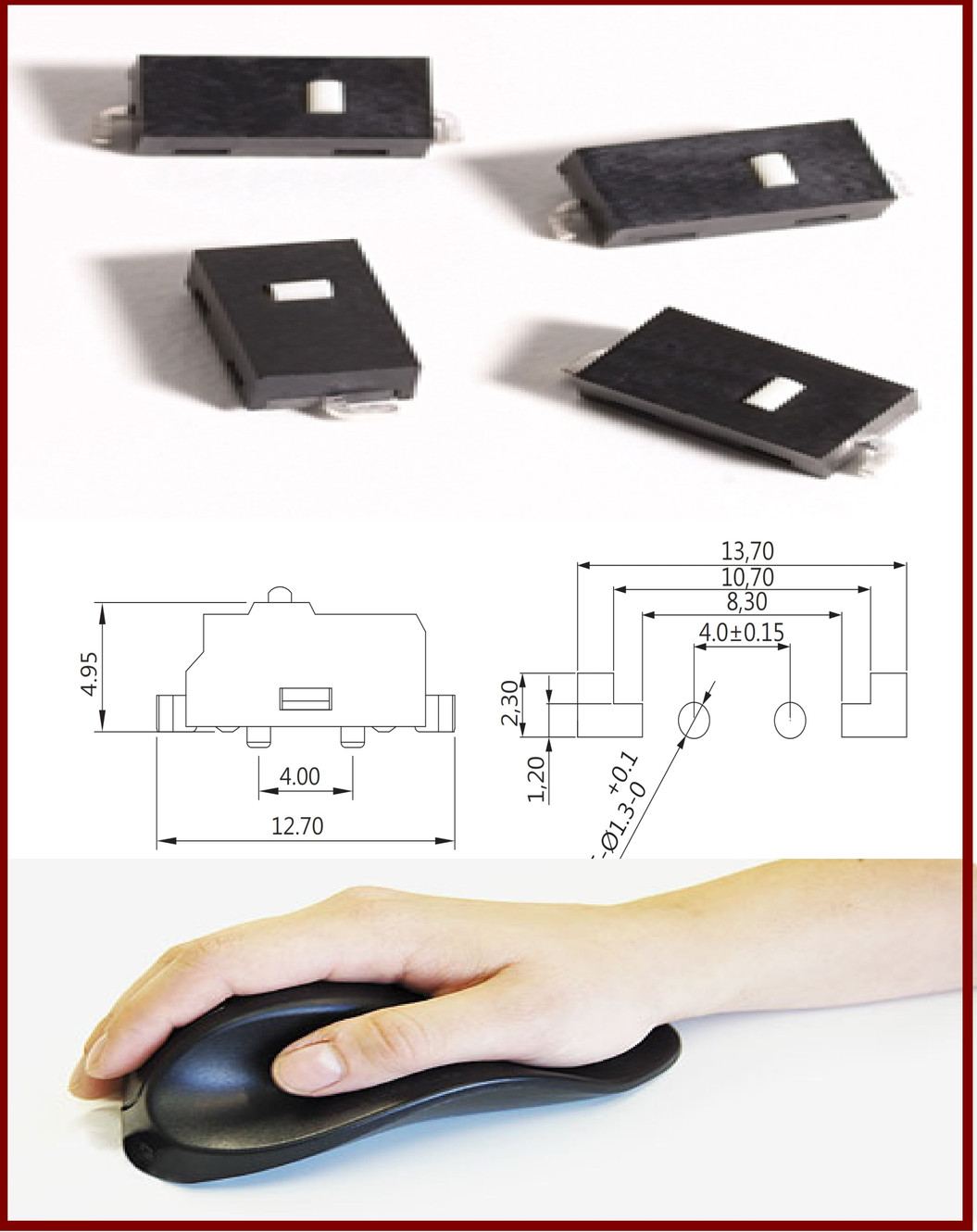 SMT OVER TRAVEL MICRO-SWITCH