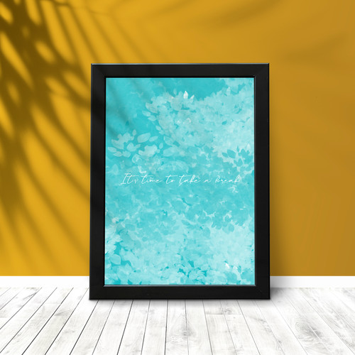 It's Time to Take a Break - Wall Frame | Penguin Perfect