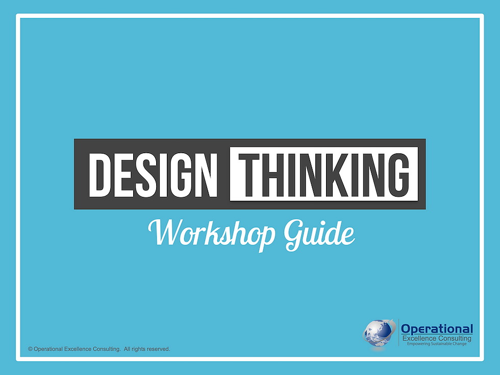 Design Thinking & Lean PPT Training Presentations