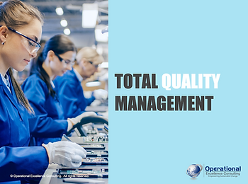 PPT: Total Quality Management (TQM) Training Presentation