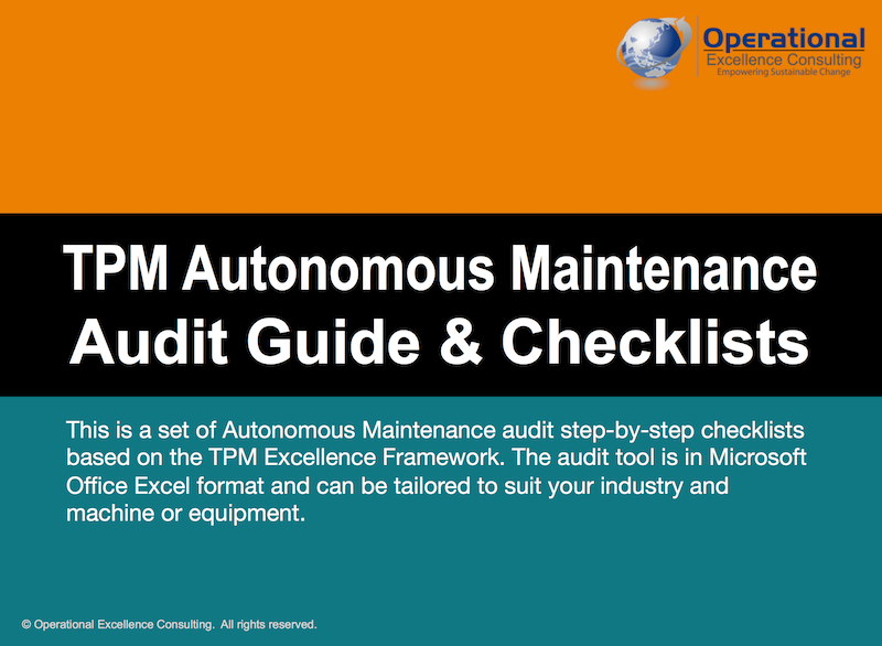 TPM Autonomous Maintenance Audit Guide & Checklists