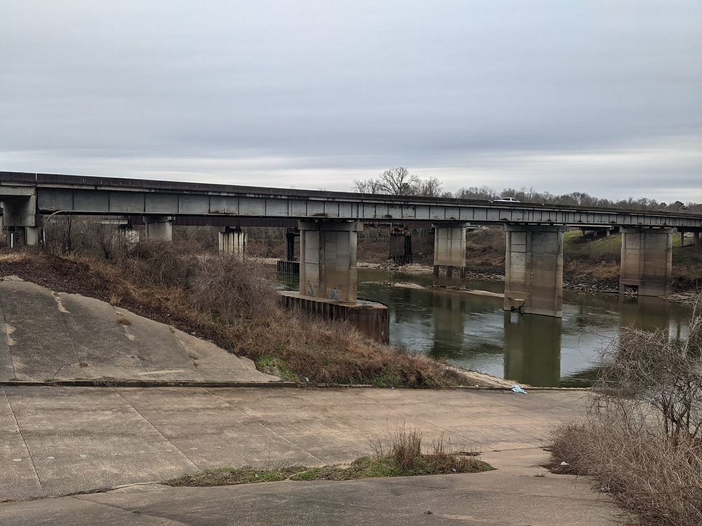 Trinity River Access Detail: The Goodrich US 59 Bridge